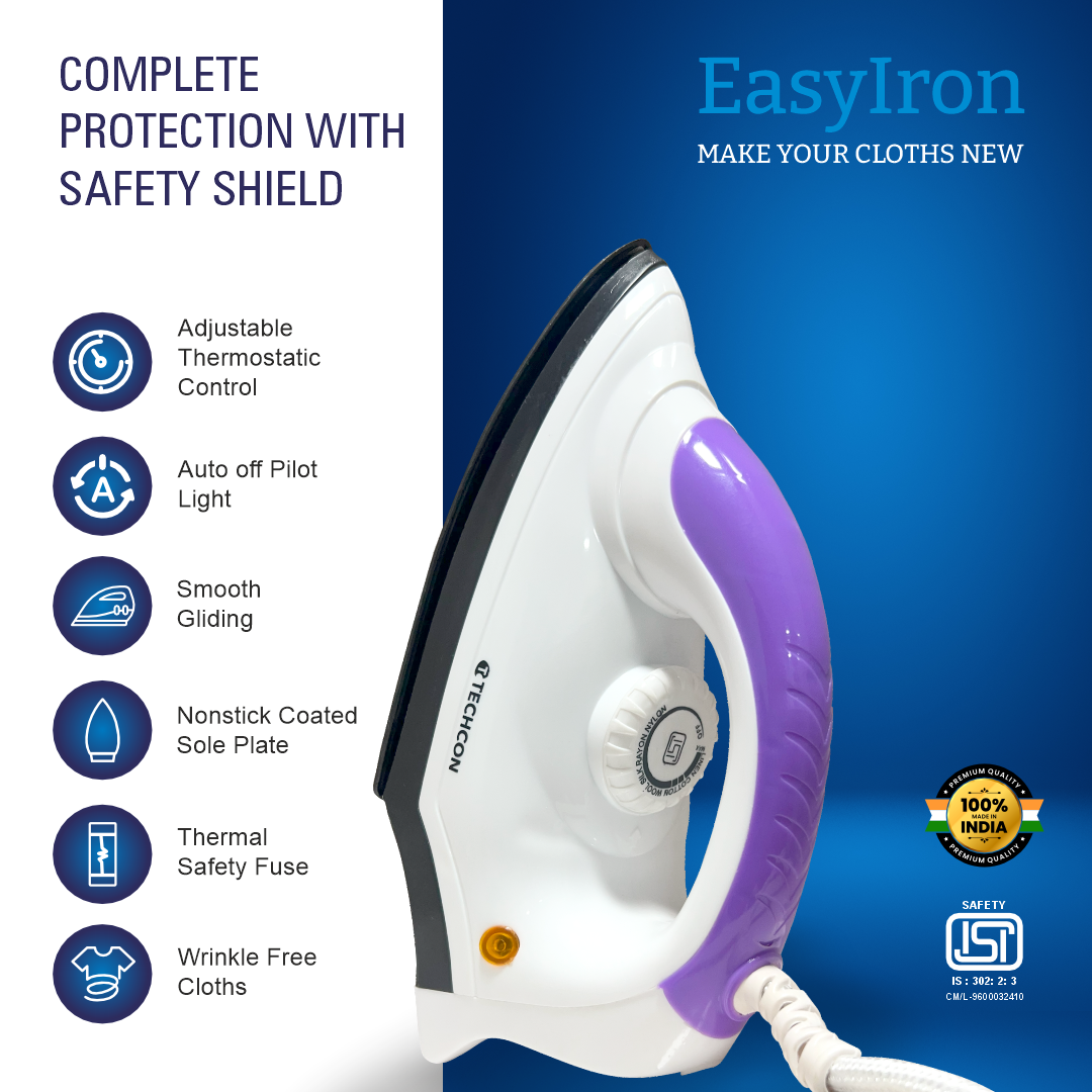 Techcon Easy Dry Electric Iron - Techcon